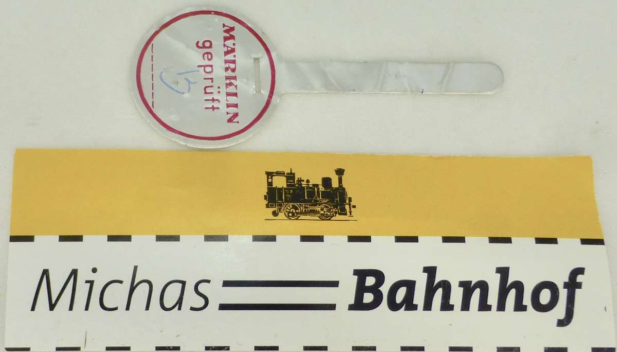 Prüfsiegel MÄRKLIN rot B | Michas Bahnhof