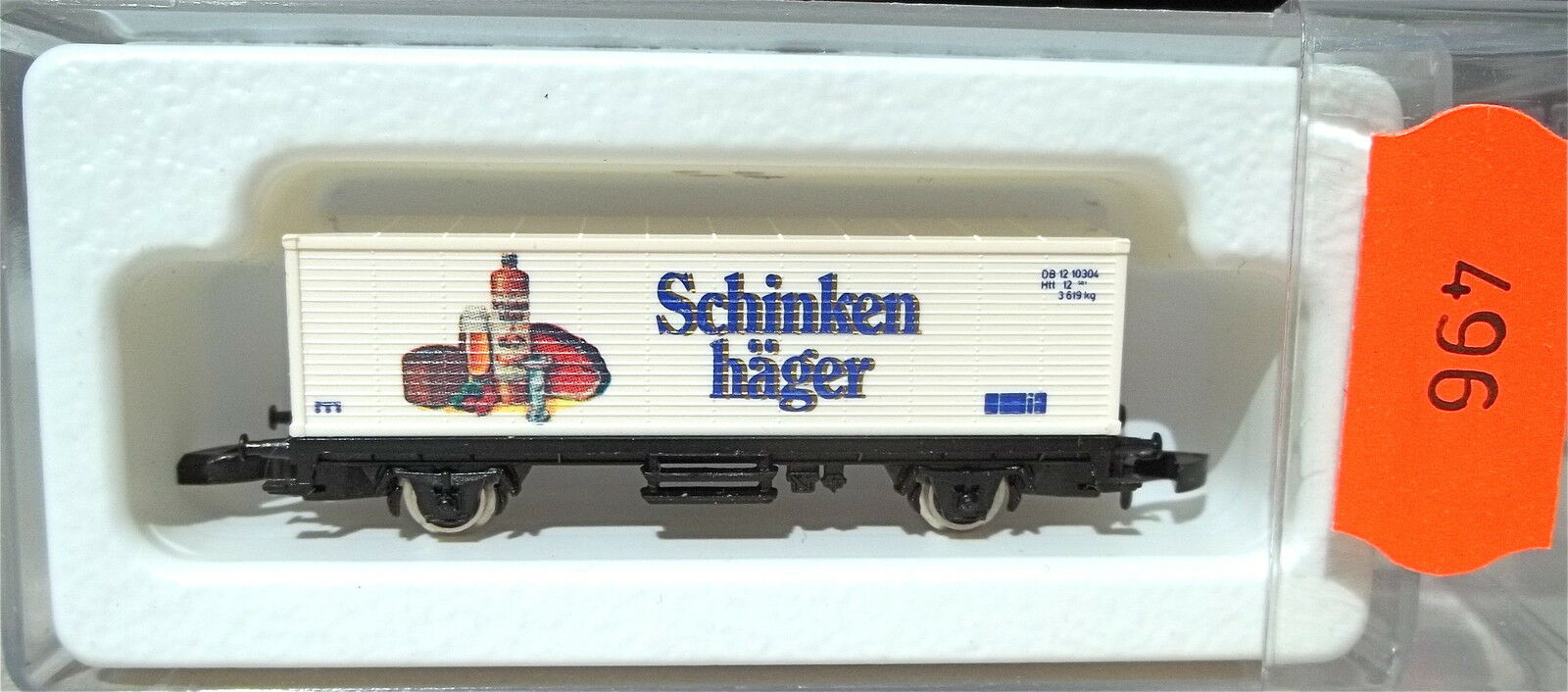 Märklin 8615 Kolls 90002 Schinkenhäger Containerwagen Spur Z 1/220 *496 ...