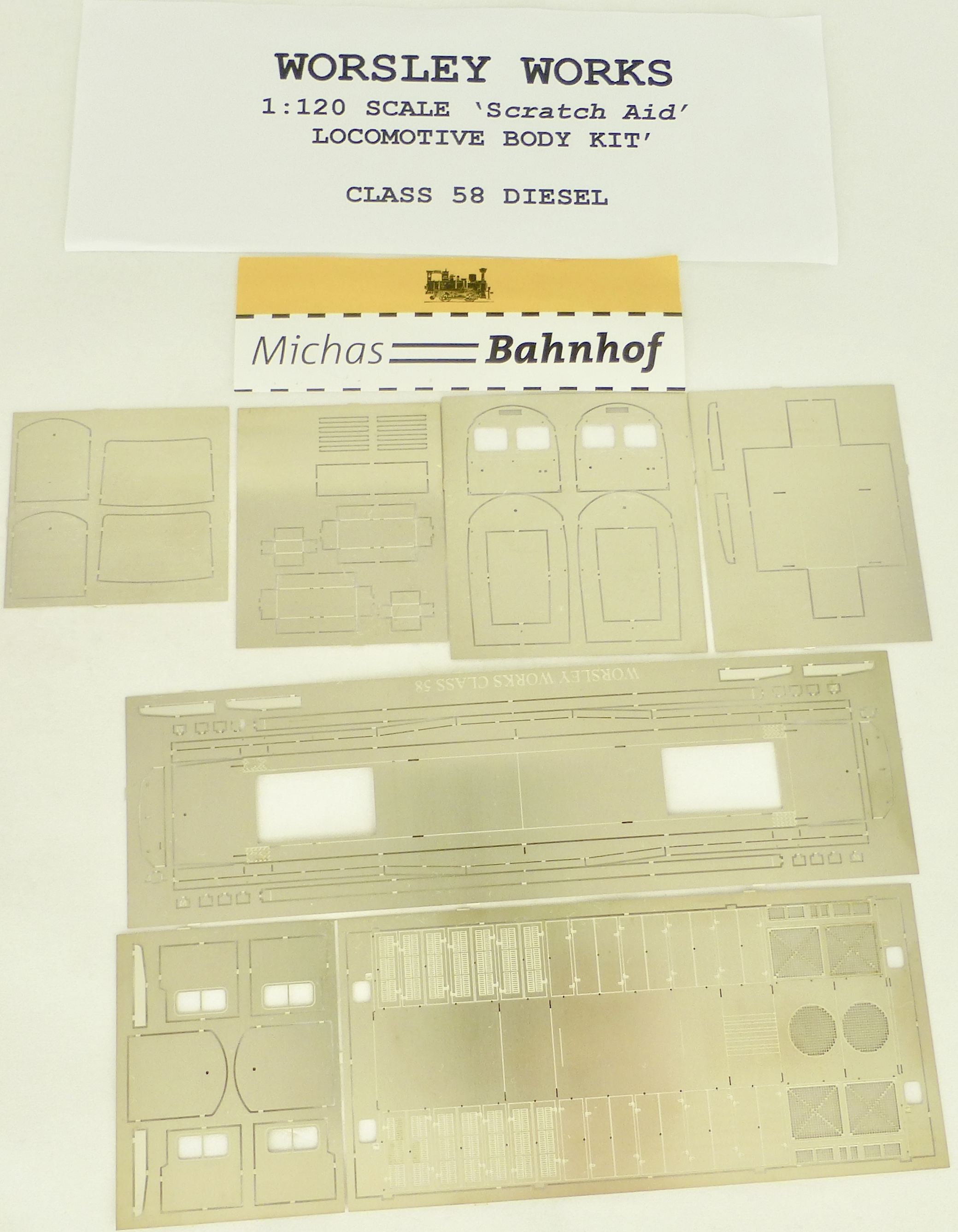Class 58 Diesel Locomotive Body Kit Worsley Works TT 1:120 OVP | Michas ...